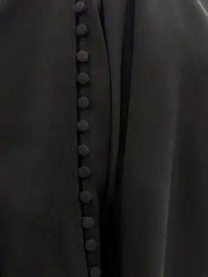 TALLER MARMO Mila Button-embellished Maxi Dress - Black