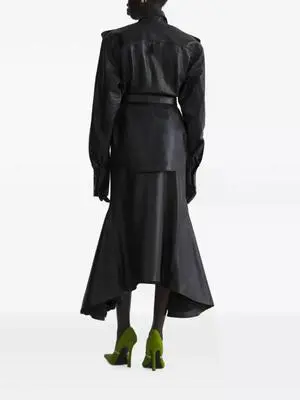 MUGLER Leather Military Shirt