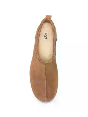 UGG Tasman Deconstructed Embroidered-logo Slippers - Brown