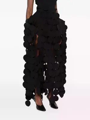 A.W.A.K.E. Mode Circle-appliqué Mid Skirt