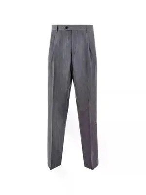MARSEM Pleated Tailored Trousers - Grey