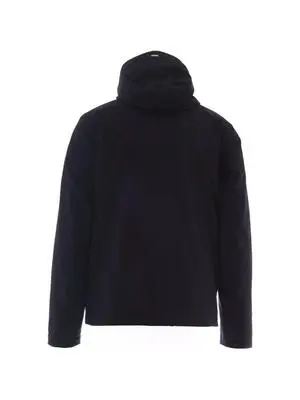 Herno Hooded Concealed-fastening Jacket