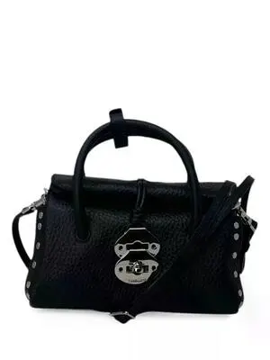ZANELLATO Baby Dotta® Studded Tote Bag - Black