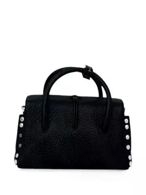 ZANELLATO Baby Dotta® Studded Tote Bag - Black