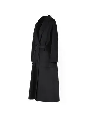 Max Mara Ludmilla Belted Cashmere Coat - Black