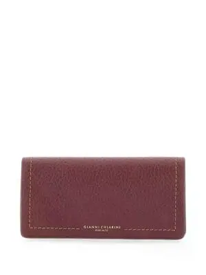 GIANNI CHIARINI Bubble Grain-leather Wallet - Red