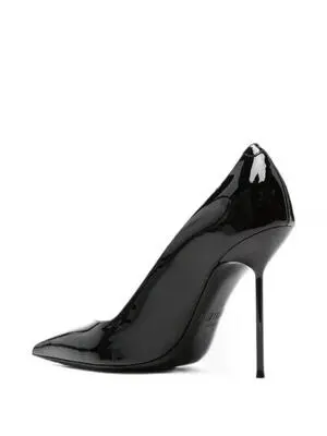 Paris Texas Lidia Patent-finish Pointed-toe Pumps - Black