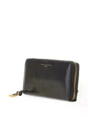 GIANNI CHIARINI Eel Knotted Leather Wallet