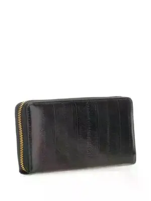 GIANNI CHIARINI Eel Knotted Leather Wallet