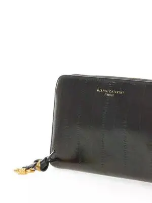 GIANNI CHIARINI Eel Knotted Leather Wallet