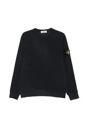 Stone Island Logo-patch Sweatshirt - Blue