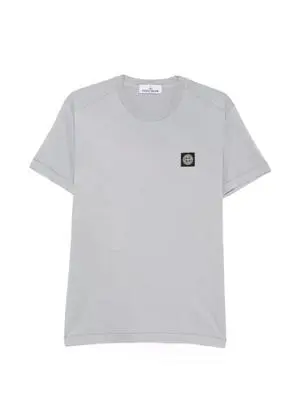 Stone Island Logo-patch T-shirt - Grey