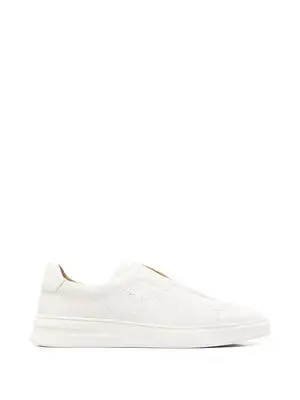HENDERSON BARACCO Grainy Leather Sneakers - White