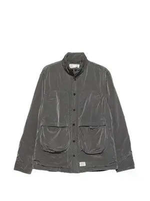 RANRA Button-up High-neck Jacket - Grey