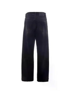 HAIKURE Zip-detail Straight-leg Jeans - Black