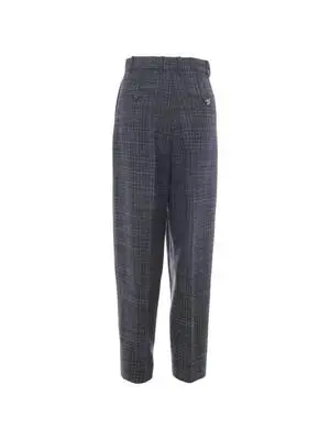 Fabiana Filippi Bouclé-effect Pressed-crease Trousers