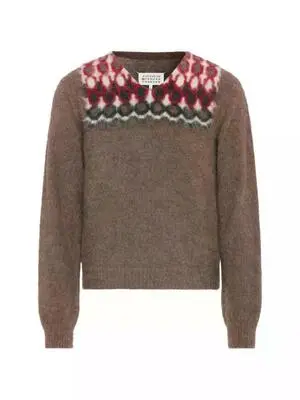 MAISON MARGIELA Brushed Pullover - Brown