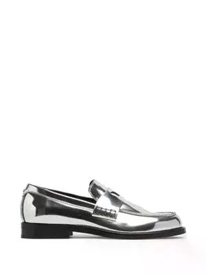 Gcds Wirdo Mirrored-effect Loafers - Silver