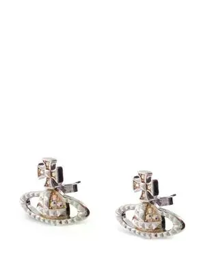 VIVIENNE WESTWOOD Mayfair Relief Orb Earrings - Silver