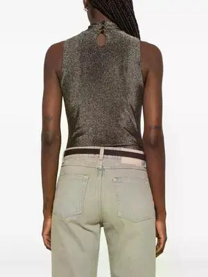 FORTE_FORTE Glitter-effect High-neck Body