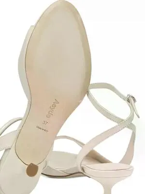 AeydĒ Zelia Buckle-fastening Leather Sandals - Neutrals