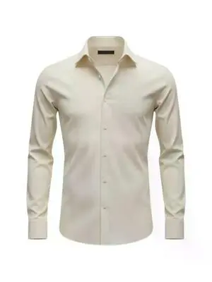 100HANDS Long-sleeve Spread-collar Shirt - Neutrals