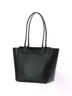 Karl Lagerfeld K/daily Stud-embellished Leather Shoulder Bag