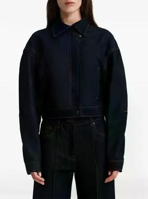 Anna Quan Fontana Contrast-stitch Denim Jacket