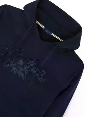 Paul & Shark Logo-embroidered Drawstring Hoodie