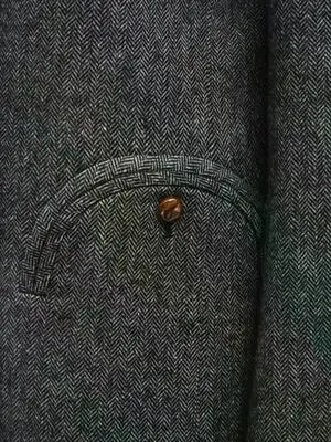 BLAZÉ MILANO Everyday Herringbone Double-breasted Blazer