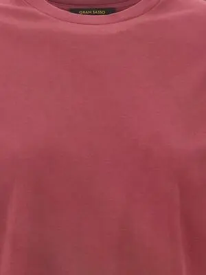 GRAN SASSO Turned-up Cuff T-shirt