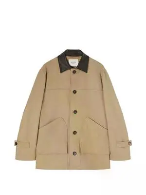 RETORI Leather-collar Field Jacket