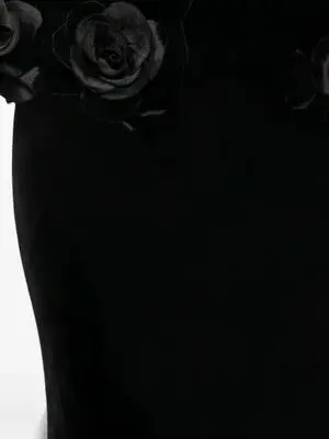 ADAMARIS Floral Appliqué Fitted Jacket