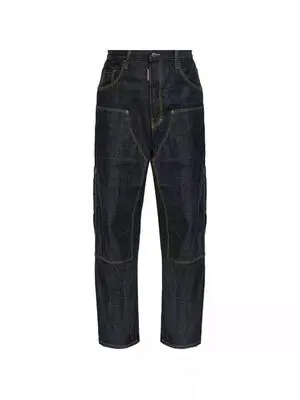 Dsquared2 Japanese Rinse Baggy Carpenter Jeans - Blue