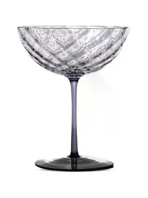 NASONMORETTI Textured Martini Glasses - White