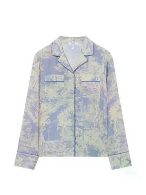 Off-White City Nature Habutai Pajamas Shirt - Neutrals