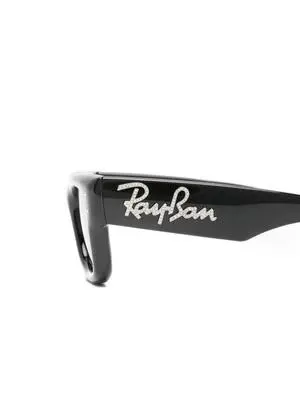 Ray-ban Wayfarer Sunglasses With Crystal Embellishments