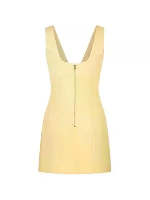 Alice + Olivia Mandy Paneled Mini Dress - Yellow