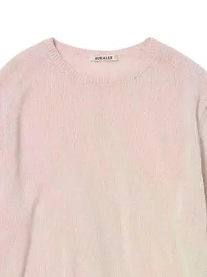 Auralee Fine-knit Crew-neck Sweater