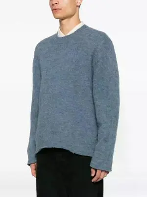 DIANA STUDIO Brushed-knit Crew-neck Sweater