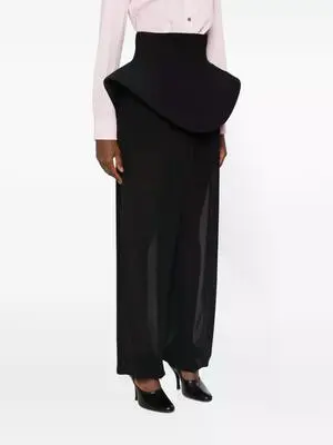 A.W.A.K.E. Mode Sculptural Zip-fastening Miniskirt