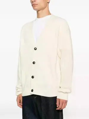 DIANA STUDIO Ribbed-knit V-neck Cardigan