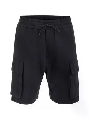 DIKTAT Drawstring Cargo Shorts - Black