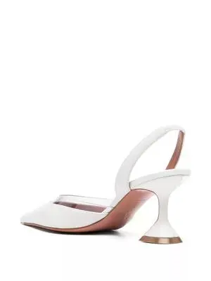 Amina Muaddi Lara Slingback Pumps