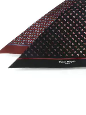 MAISON MARGIELA Micro-paisley Double-sided Scarf