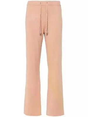 Liu Jo Ribbed-knit Trousers - Orange