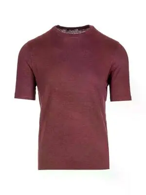 AL DUCA D’AOSTA 1902 Crew-neck Linen T-shirt