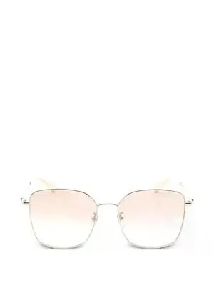 Gucci 2020s Square-frame Sunglasses - Silver