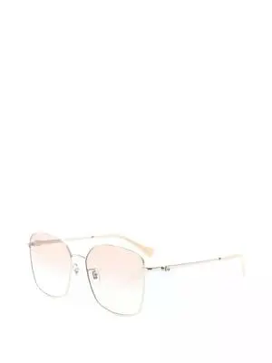 Gucci Tone Square Frame Sunglasses