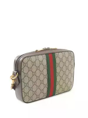 Gucci Gg Canvas Web-stripe Cross Body Bag